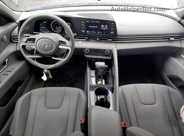 ფასი & ისტორია 2023 Hyundai Elantra Hybrid Blue 1.6l 4 vin ...